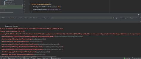 Crash App But True Setup · Issue 1415 · Onesignalonesignal Android