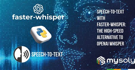Speech To Text With Faster Whisper