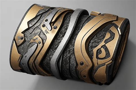 premium ai image metallic tapestry a unique fusion of smooth and