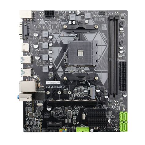 Motherboards Motherboards ELSA A320 ATX Motherboard Dual DDR4 M 2 PCIE 3 0 X4 SATA Support Ryzen