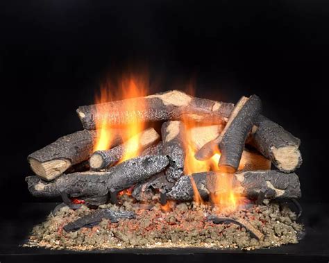 Heat And Glo® Fireside Supreme Oak See Through Gas Log Set Koval