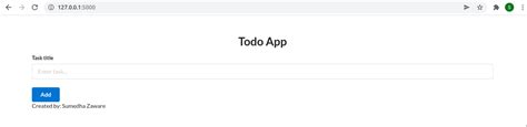 Github Sumedhazawaretodo App Todo📝 Application Developed Using