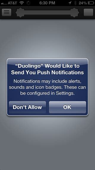 Iphone Does The Permissions Popup For Push Notification In Ios Refer