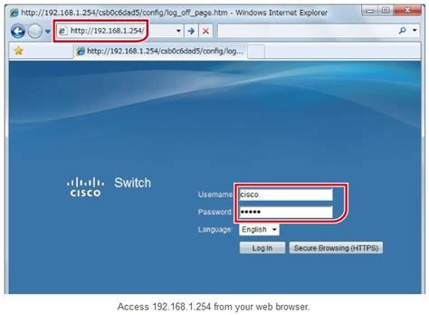 Cisco Small Business Switch Default Username And Password Businesser