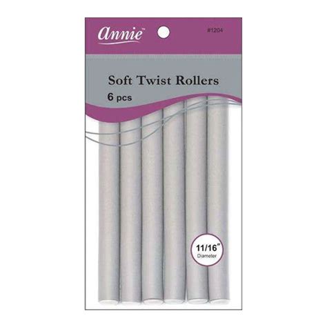 Annie Soft Twist Rollers 11 16 X 7″ 6 Pcs 1204 Beauty Collection