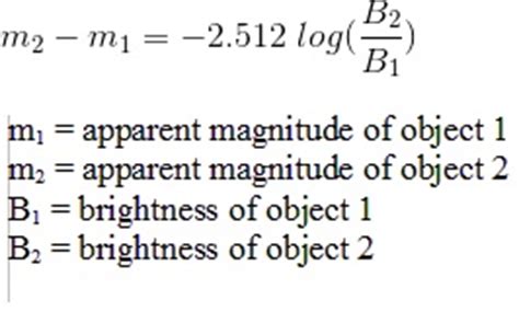 Apparent Magnitude Definition Formula Study Com