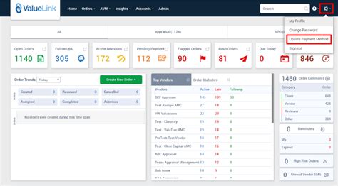 How To Update Payment Method Valuelink Software