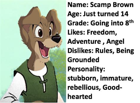 Anthro Scamp Info Disneys Lady And The Tramp Shabiki Art 41091259