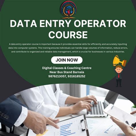 The Benefits Of A Data Entry Operator Course Include Enhanced Data