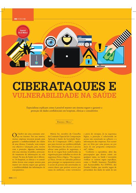 Ciberataques E Vulnerabilidade Na Sa De Revista Doc By B Rbara