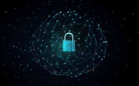 Premium Ai Image Cyber Lock Network Digital Cyberspace Technology