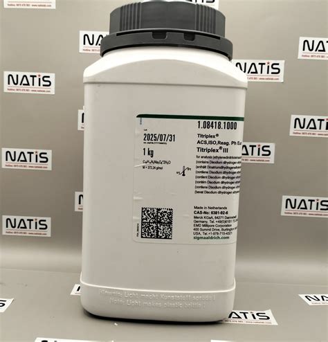 Titriplex® Iii Ethylenedinitrilotetraacetic Acid Disodium Salt
