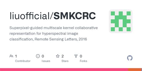 Github Liuofficialsmkcrc Superpixel Guided Multiscale Kernel Collaborative Representation