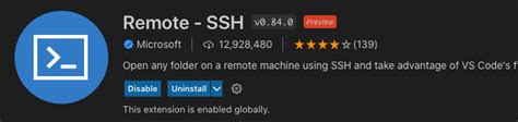 Remote Ssh How To Enable And Use An Extension In Vs Code Stack Overflow