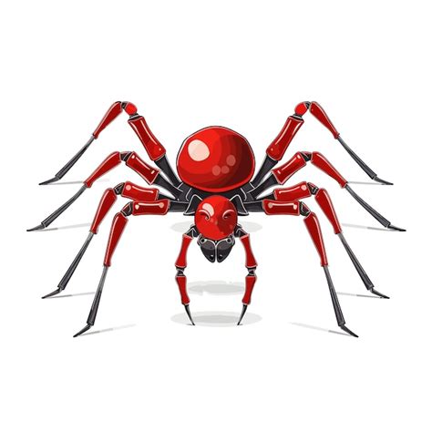 Premium Ai Image A Spider With A Red Ball On Its Head And A Red Ball