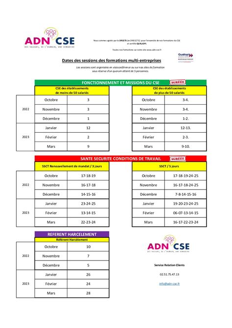 Calaméo Calendrier Des Sessions Cse Adn Cse 2022 2023