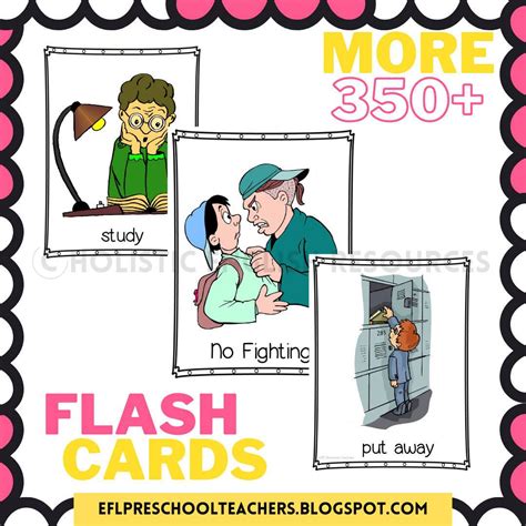 Classroom Commands Flashcards Bilingual Marketplace