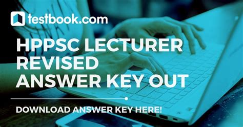 HPPSC Lecturer Revised Answer Key Released Download Key Here