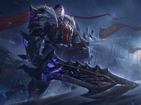 Dreadknight Garen Wild Rift Splash Art League Of Legends Lol 4k