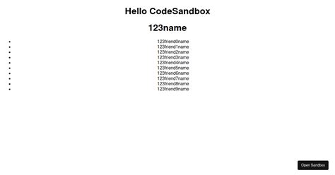 react typescript forked codesandbox