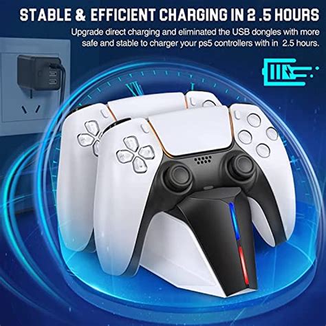 PS5 Controller Charging Station Dual PS5 Charging Station With Fast