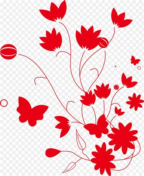 红色花朵PNG图片素材下载 图片编号9173504 PNG素材网