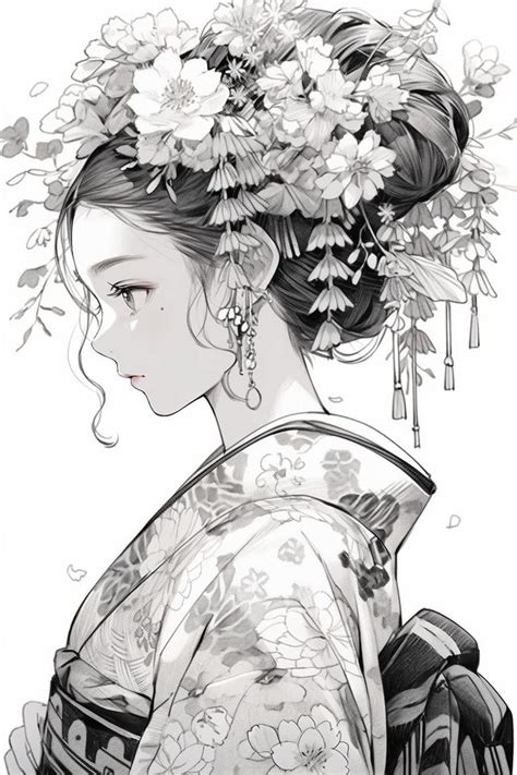 Pin By Yna Pinca On Colouring Pages Pencil Portrait Portrait Drawing