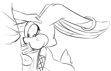 Rule 34 2013 Anthro Cream The Rabbit Ear Piercing Faceless Male Fellatio Female Lagomorph Long