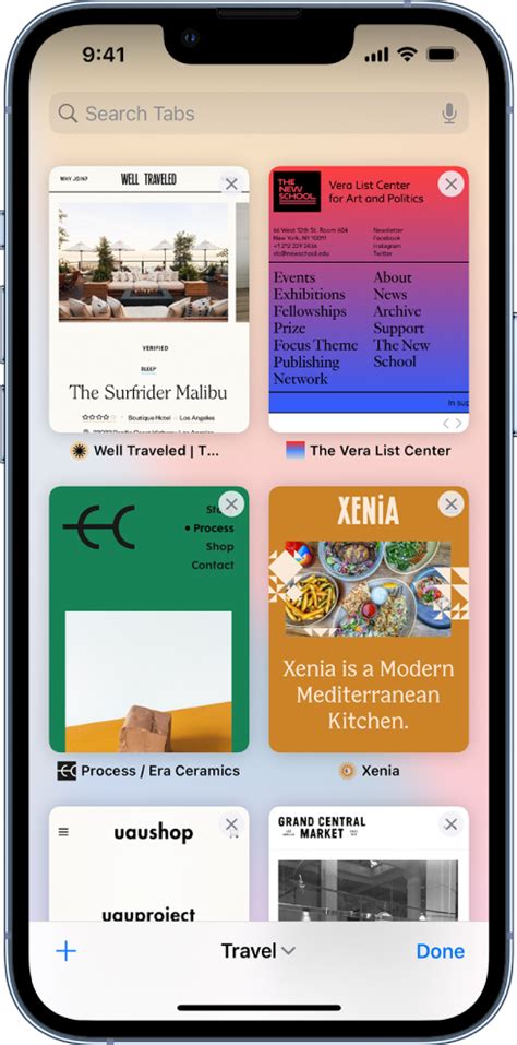Organize Your Tabs With Tab Groups In Safari On Iphone Apple Support Ca