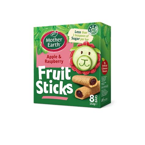 Apple And Raspberry Fruit Sticks