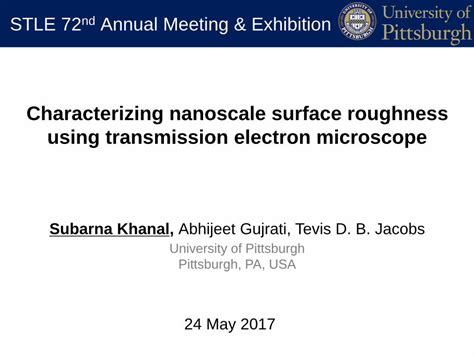 Pdf Characterizing Nanoscale Surface Roughness Using Dokumen Tips
