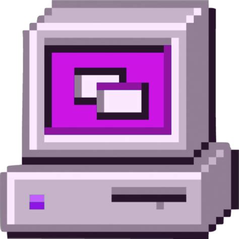 Pixel Pixelart Vaporwave Aesthetic Computer PC Personalcomputer Pink Purple Freetoedit