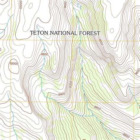 Two Ocean Pass Wy 2012 24000 Scale Map By United States Geological