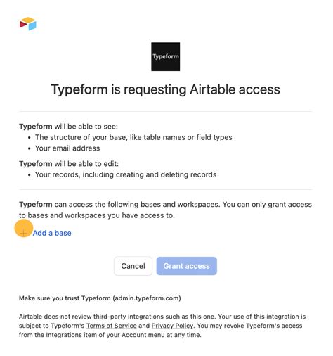 send data to airtable with a form help center