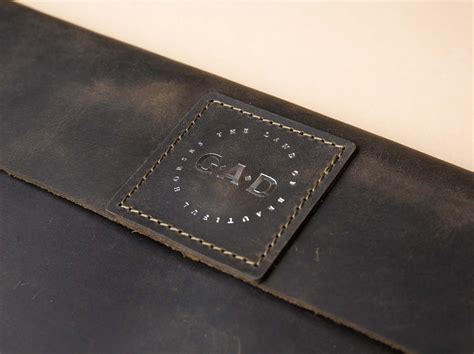 Khaki Green Leather File Folder Document Case Gad Roots