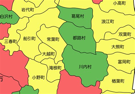 WOMBAT 福島県の合併その1 田村市