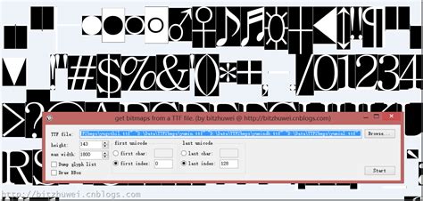Copenglfreetype显示3d文字1 从ttf文件导出字形贴图 Csdn博客