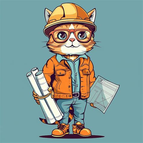 Impressao Gato Engenheiro Imagens Download Grátis no Freepik