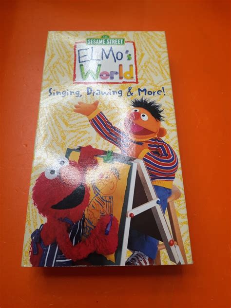 Elmos World Singing Drawing More Vhs 2000 For Sale Online Ebay