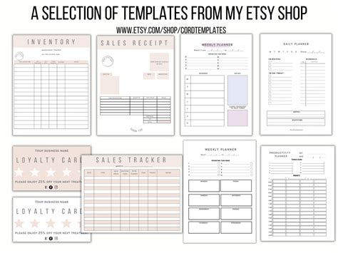 Editable Order Form Template Printable And Customizable Order Forms Instant Download Etsy