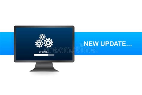 System Software Update Data Update Or Synchronize With Progress Bar On