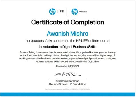 Awanish Mishra On Linkedin Im Excited To Share That I Have Completed