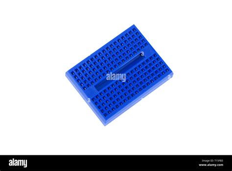 Mini Solderless Prototype Breadboard Isolated Stock Photo Alamy