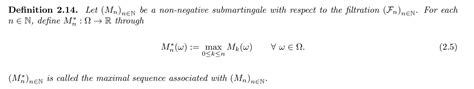 Real Analysis Some Details Questions About Doobs Maximal Inequality