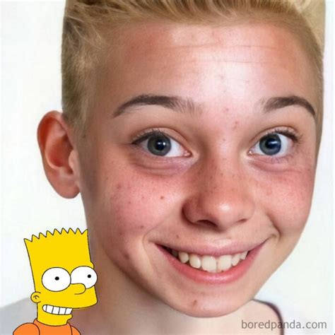 I Used Ai And Photoshop To Recreate The Simpsons Characters As If They