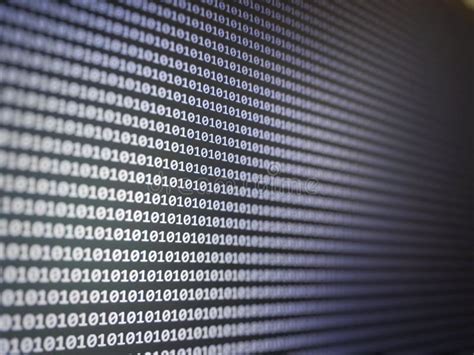 Technology Binary Code Backgrounddigital Binary Data And Secure Data