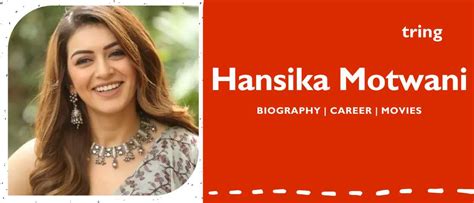 Hansika Motwani Biography Movies Awards Net Worth Husband