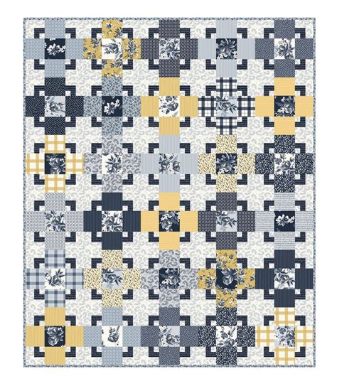 Riley Blake Designs Gingham Foundry Trixie Quilt Kit Etsy