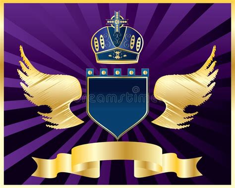 Vector Coat Of Arms Stock Vector Illustration Of Wings 8714310