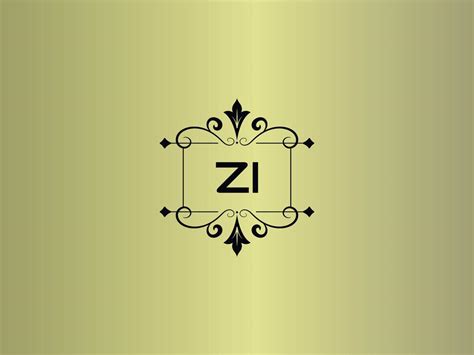Creative Zi Logo Image Premium ZI Luxury Letter Design 19496612 Vector